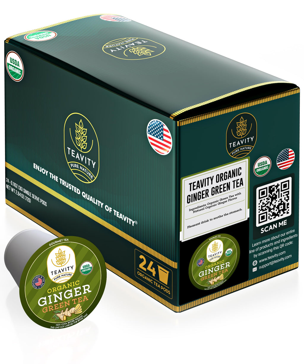 organic green tea samplers