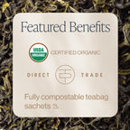 Organic green tea with jasmine flavour