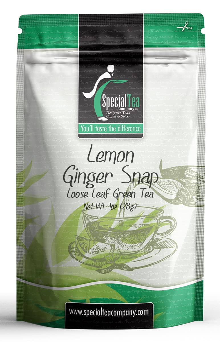 organic green tea with lemon