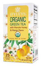 organic green tea with mango