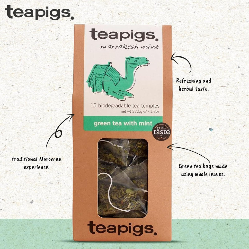 organic green tea with mint flavour