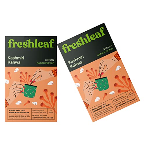 organic green tea with saffron