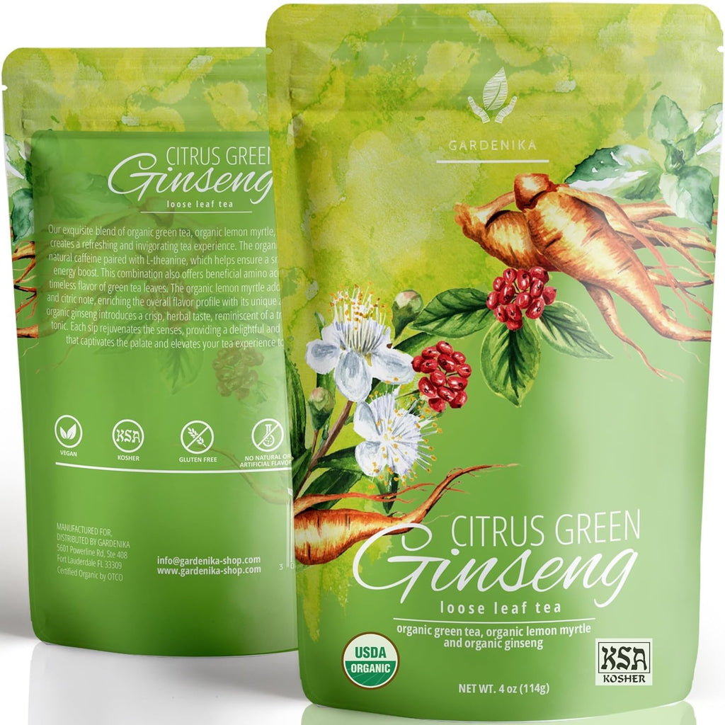 organic green tea with tulsi