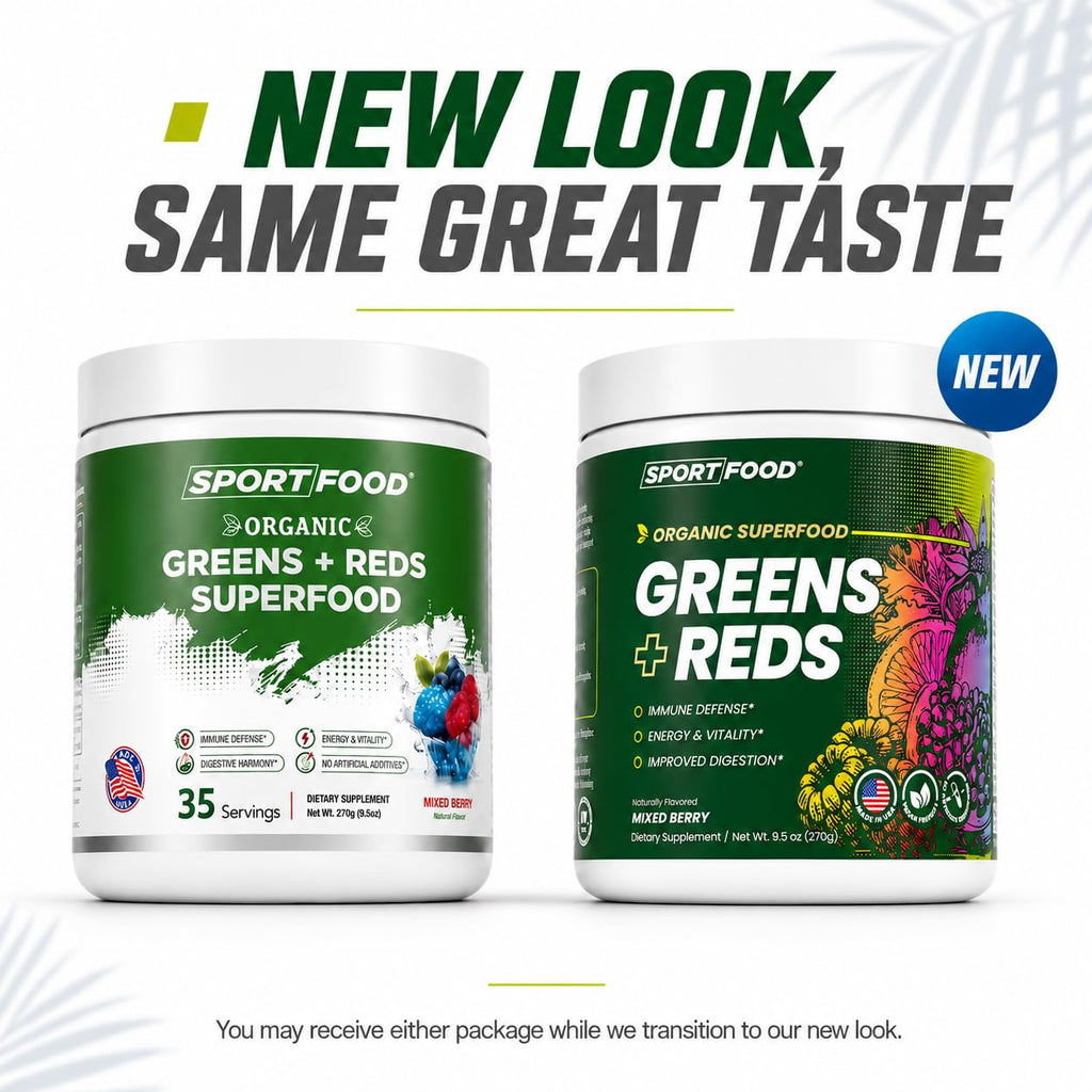 organic greens and reds supplement