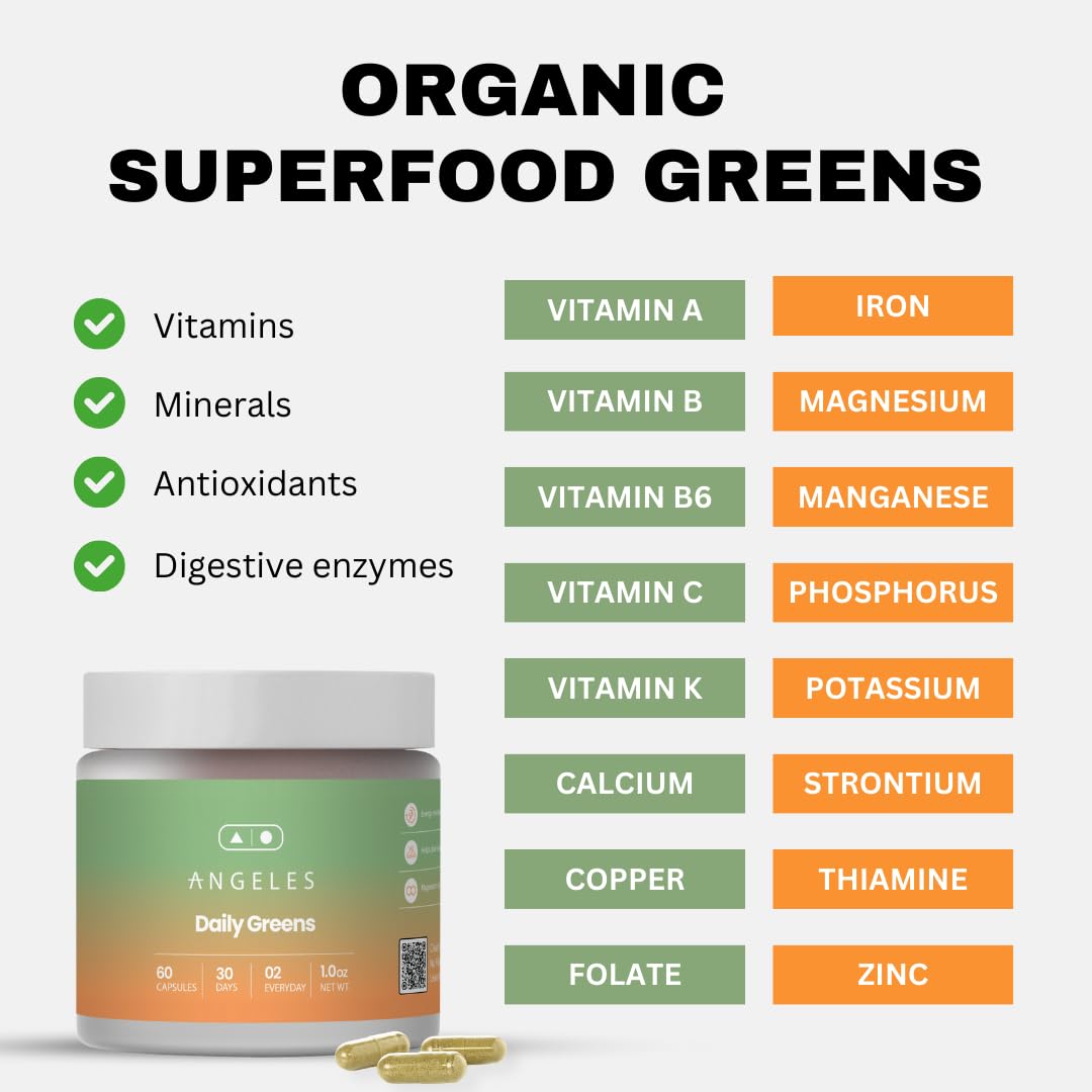 organic greens for daily wellness