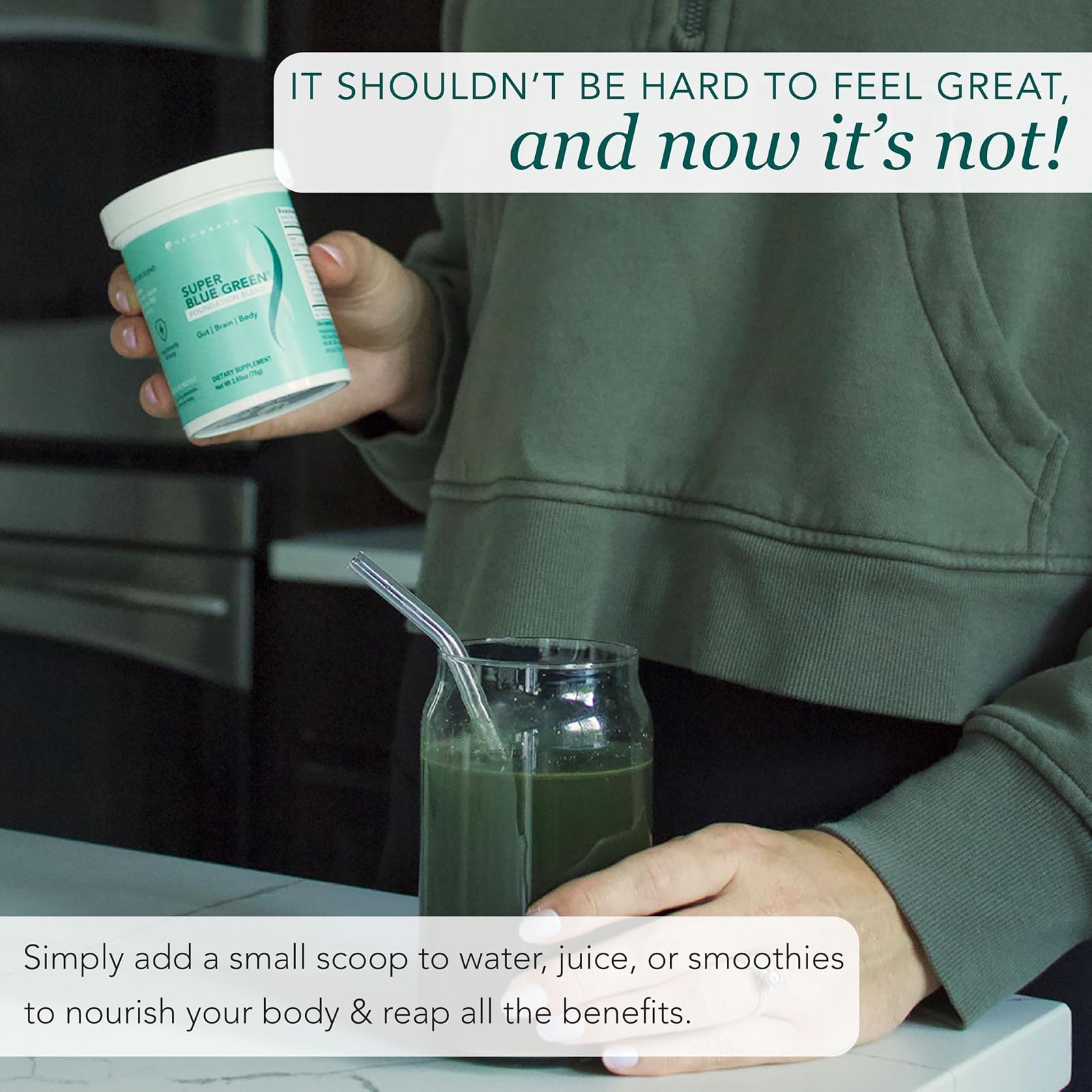 organic greens for gut wellness