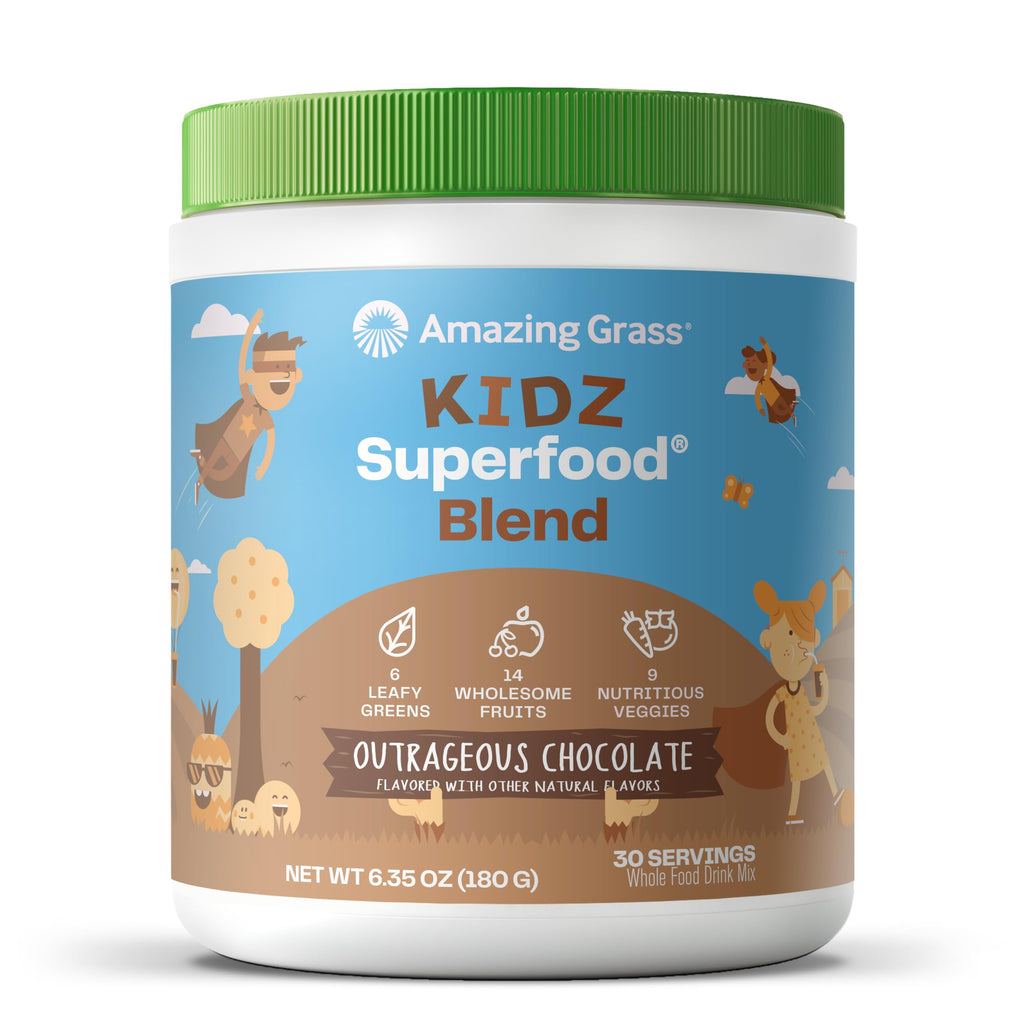 organic greens for healthy kids