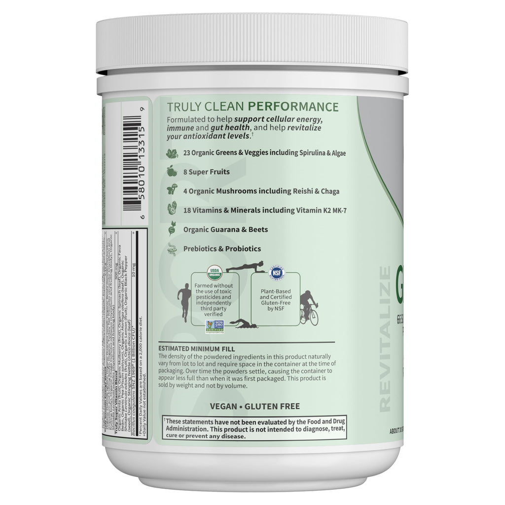 organic greens powder for daily wellness