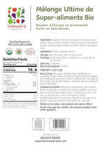 organic greens powder for energy