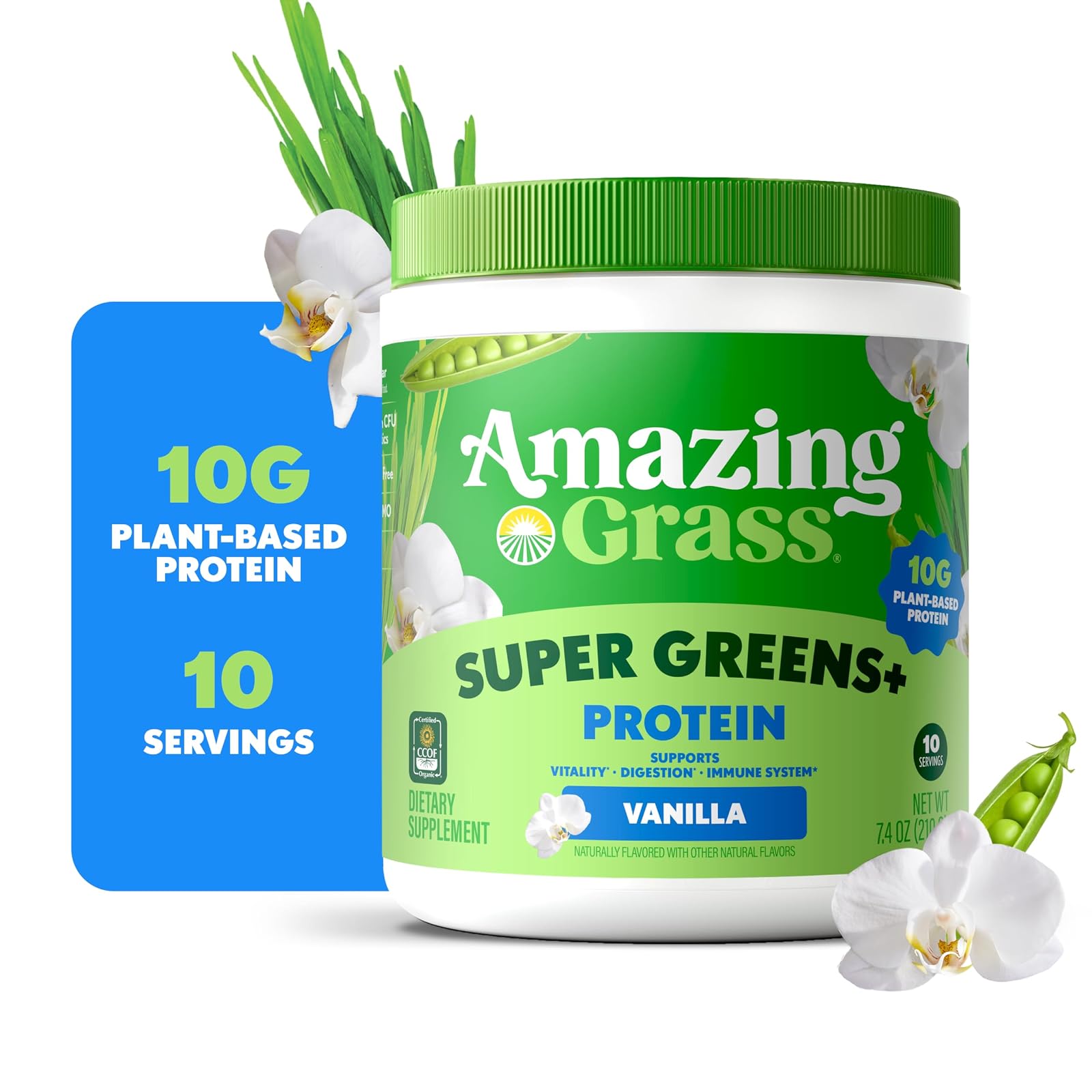 organic greens powder for energy