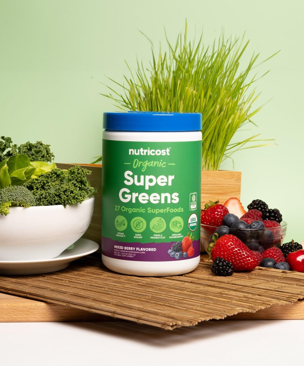 organic greens powder for smoothies