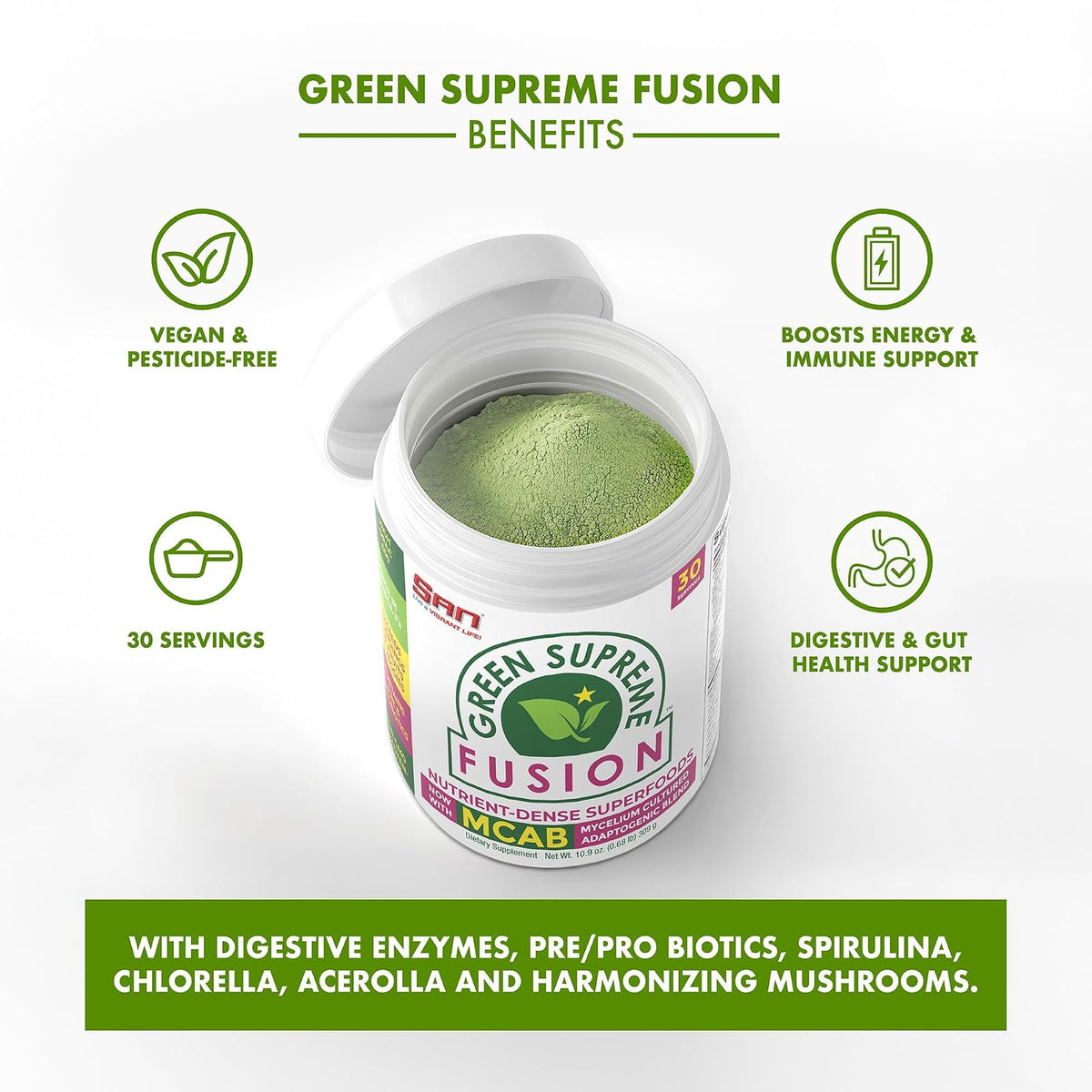 organic greens powder for wellness