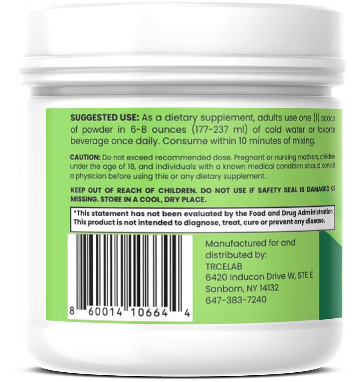 organic greens powder with ginger root