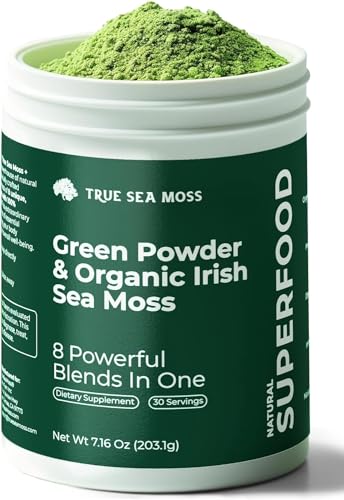 organic greens powder with spirulina