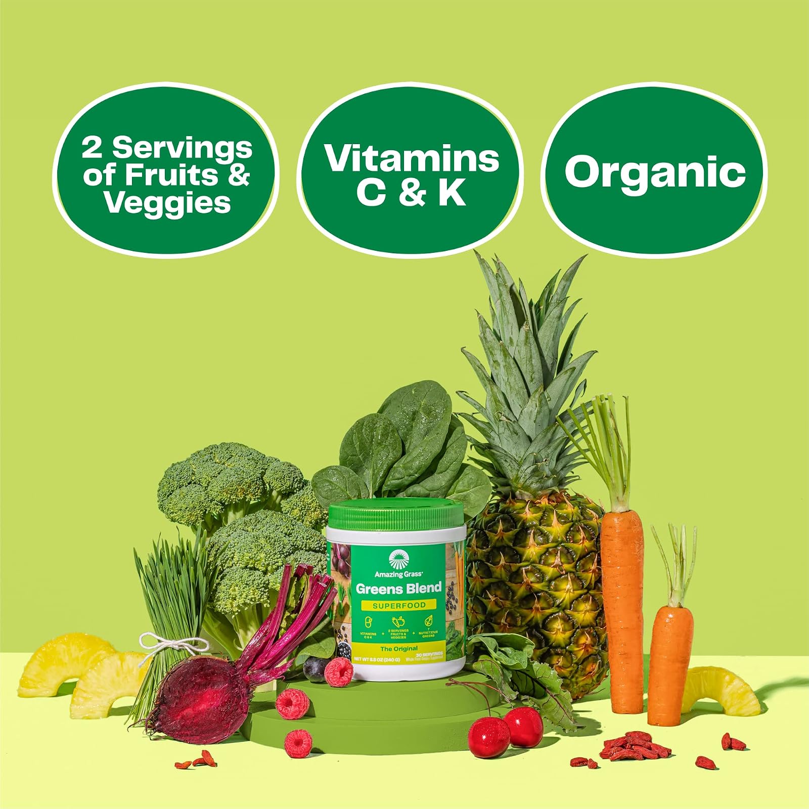 organic greens powders for daily health