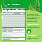 Organic greens powders for daily nutrition