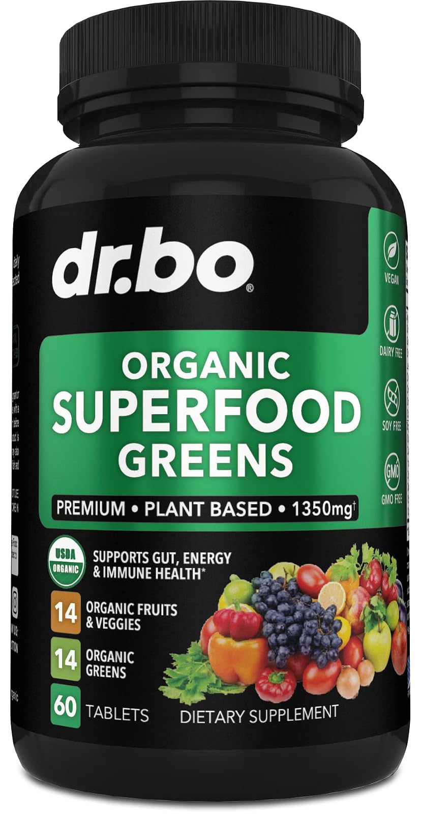 organic greens powders for vitality