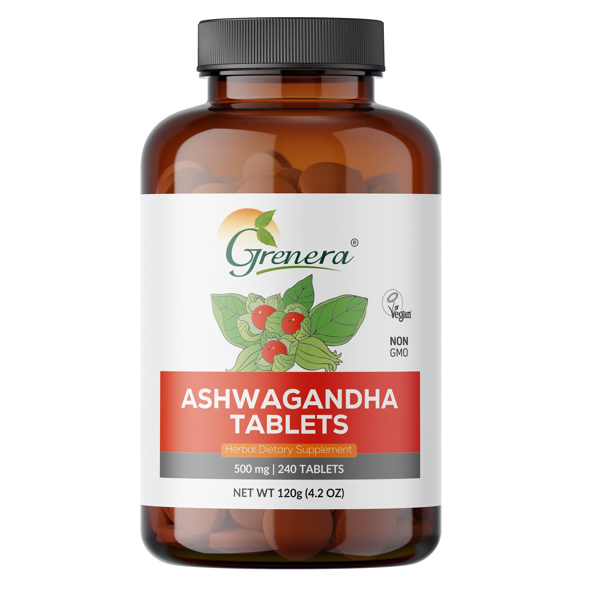 organic Grenera Ashwagandha tablets