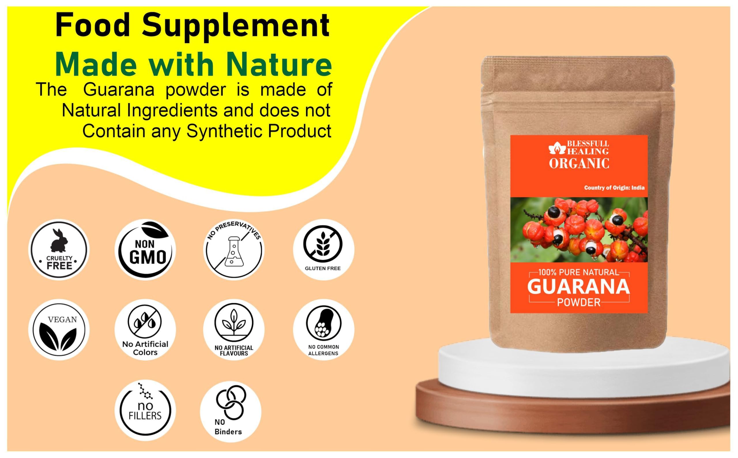 organic guarana for healthy lifestyle