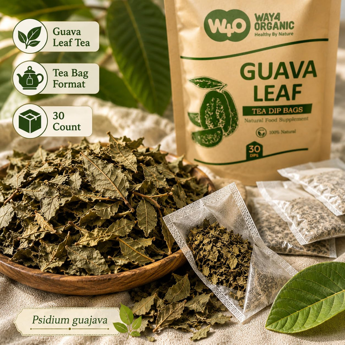 organic guava tea for wellness