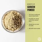 Organic Guduchi powder for digestive health
