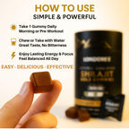 Organic gummies for daily health
