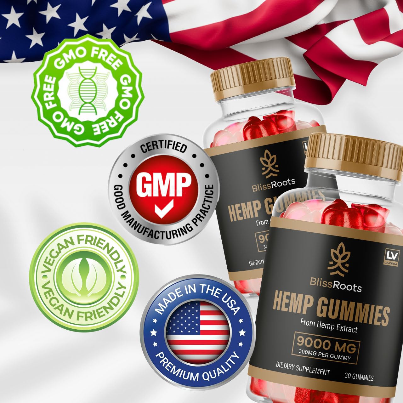 Organic gummies for enhanced wellness support