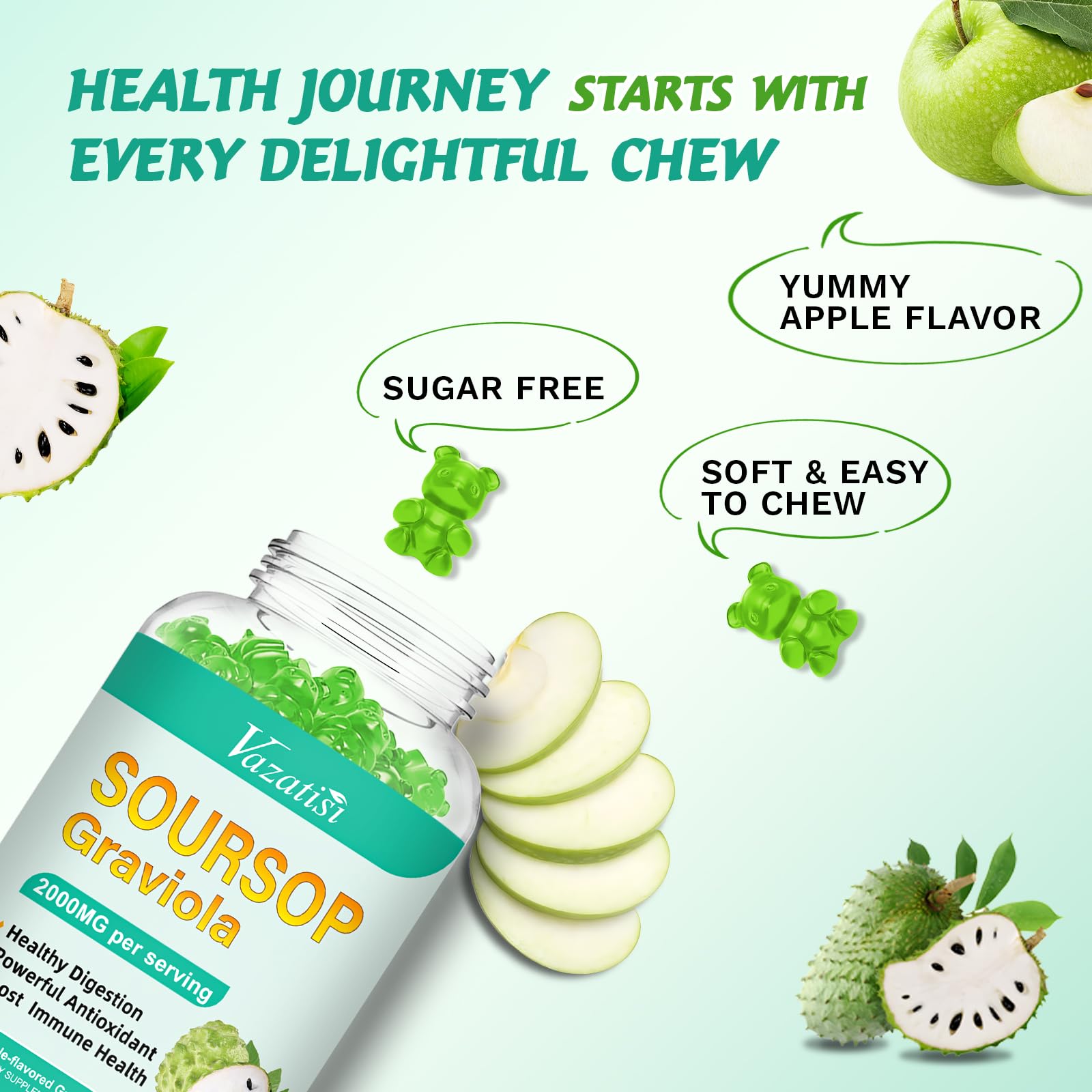 Organic gummy vitamins for adults