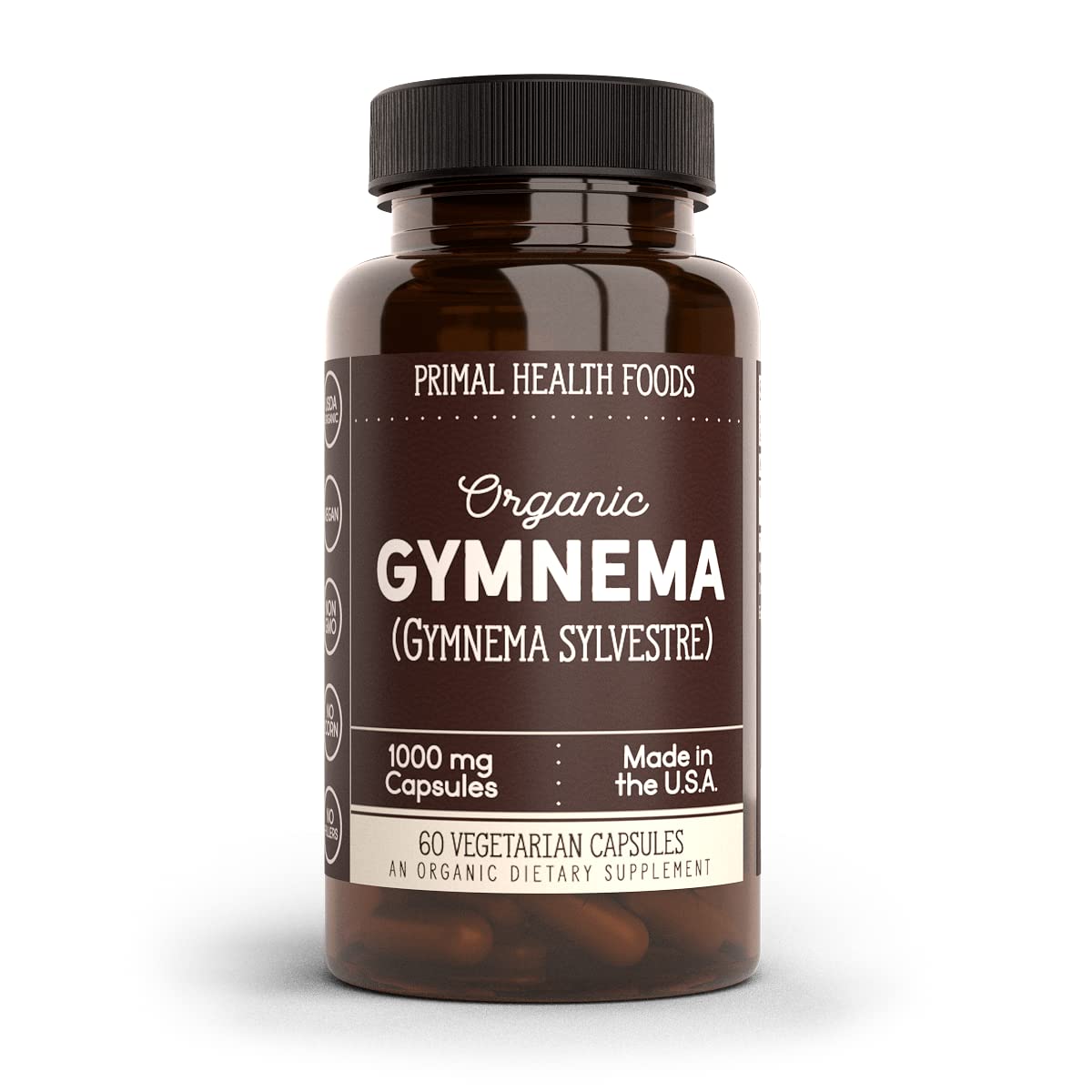 Organic Gymnema Sylvestre capsules for wellness