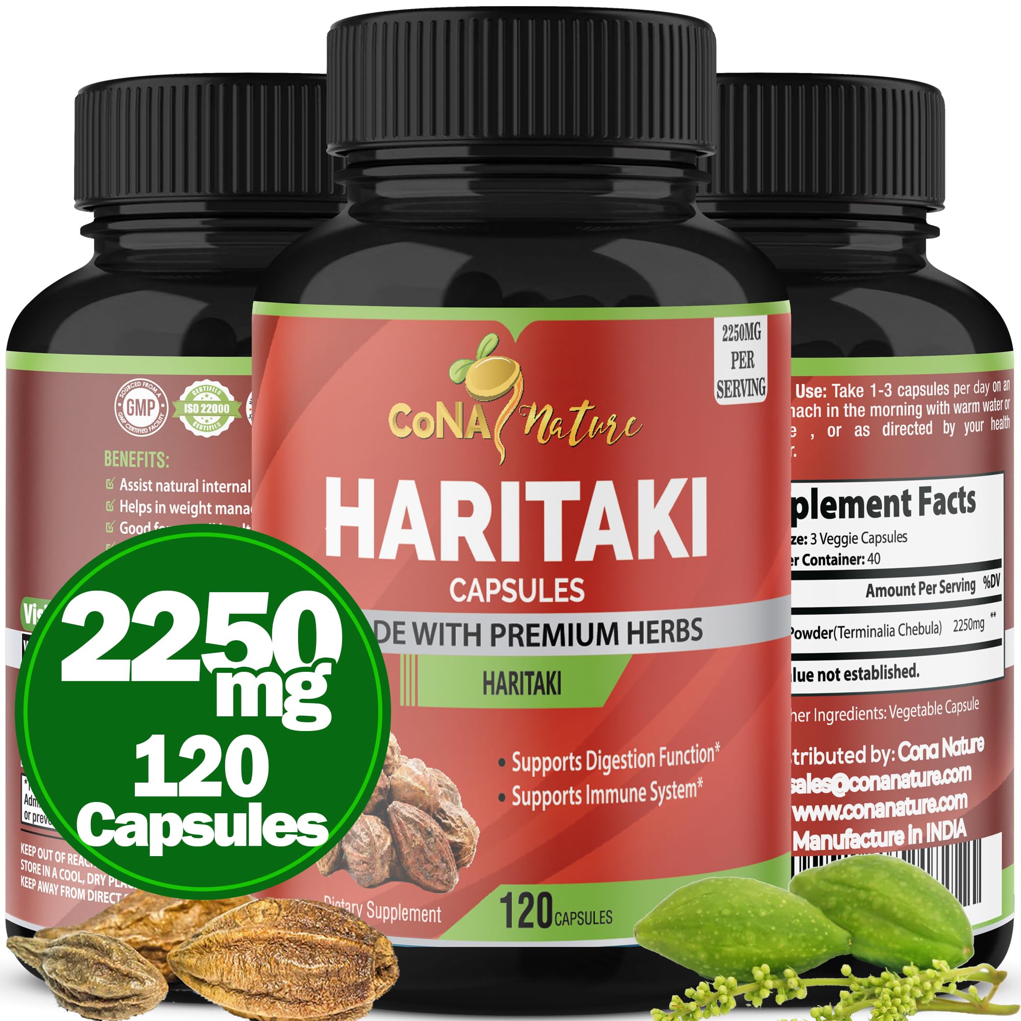 organic haritaki capsules for digestion