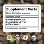 Organic Haritaki powder for wellness
