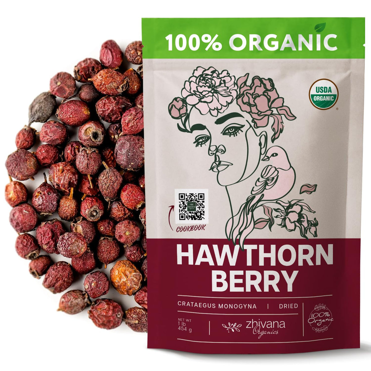 organic hawthorn berry herbal tea