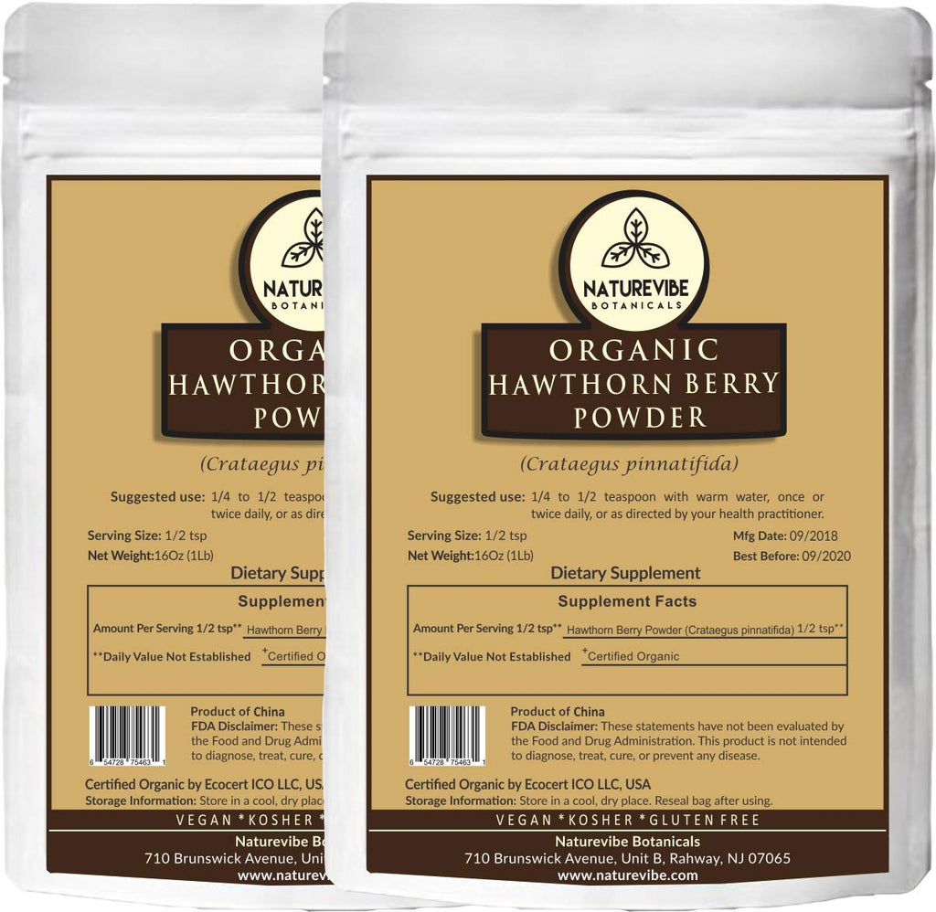 organic hawthorn berry powder benefits