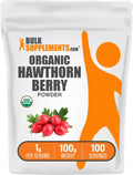 organic hawthorn berry powder supplement