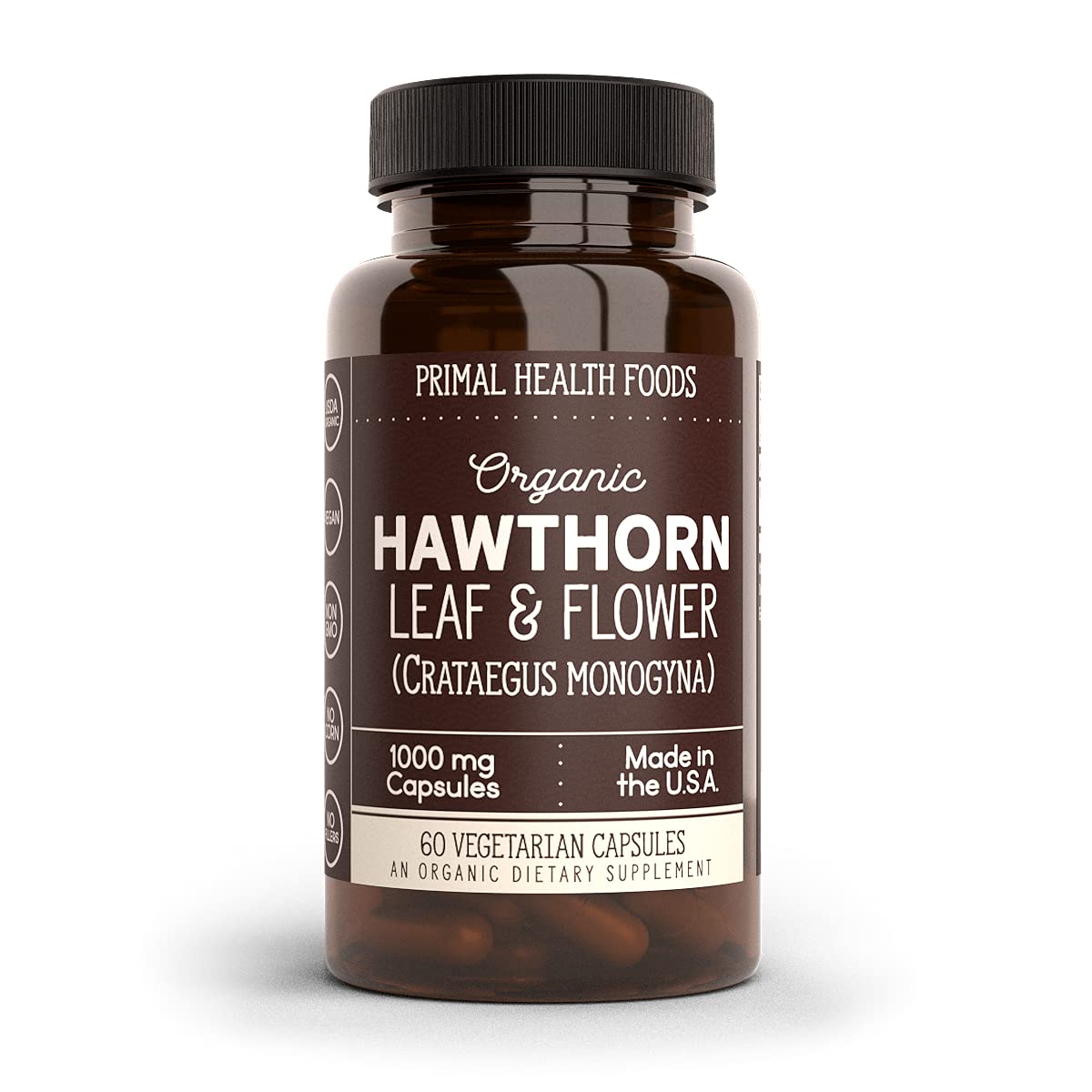 organic hawthorn capsules for heart health