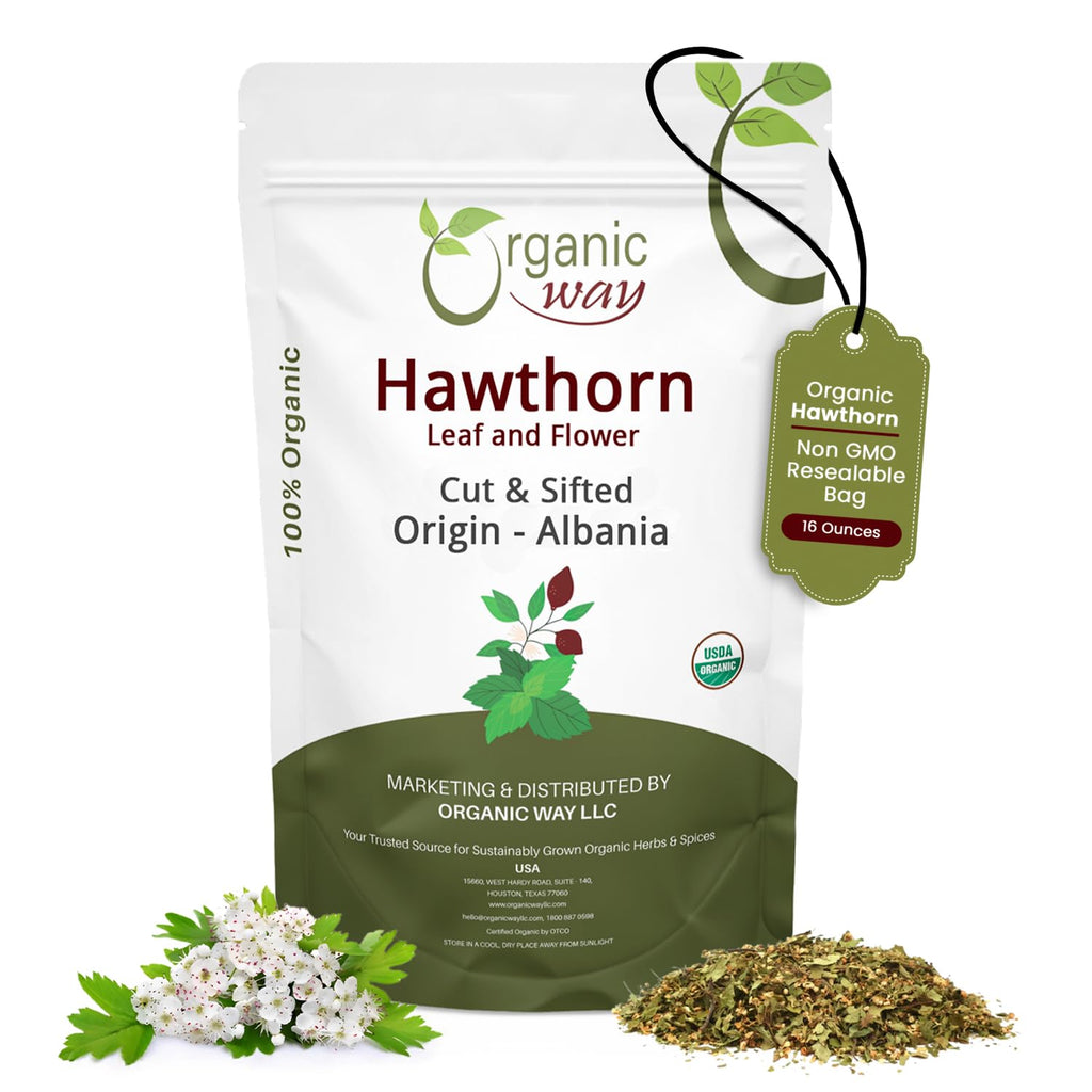 organic hawthorn leaf herbal tea