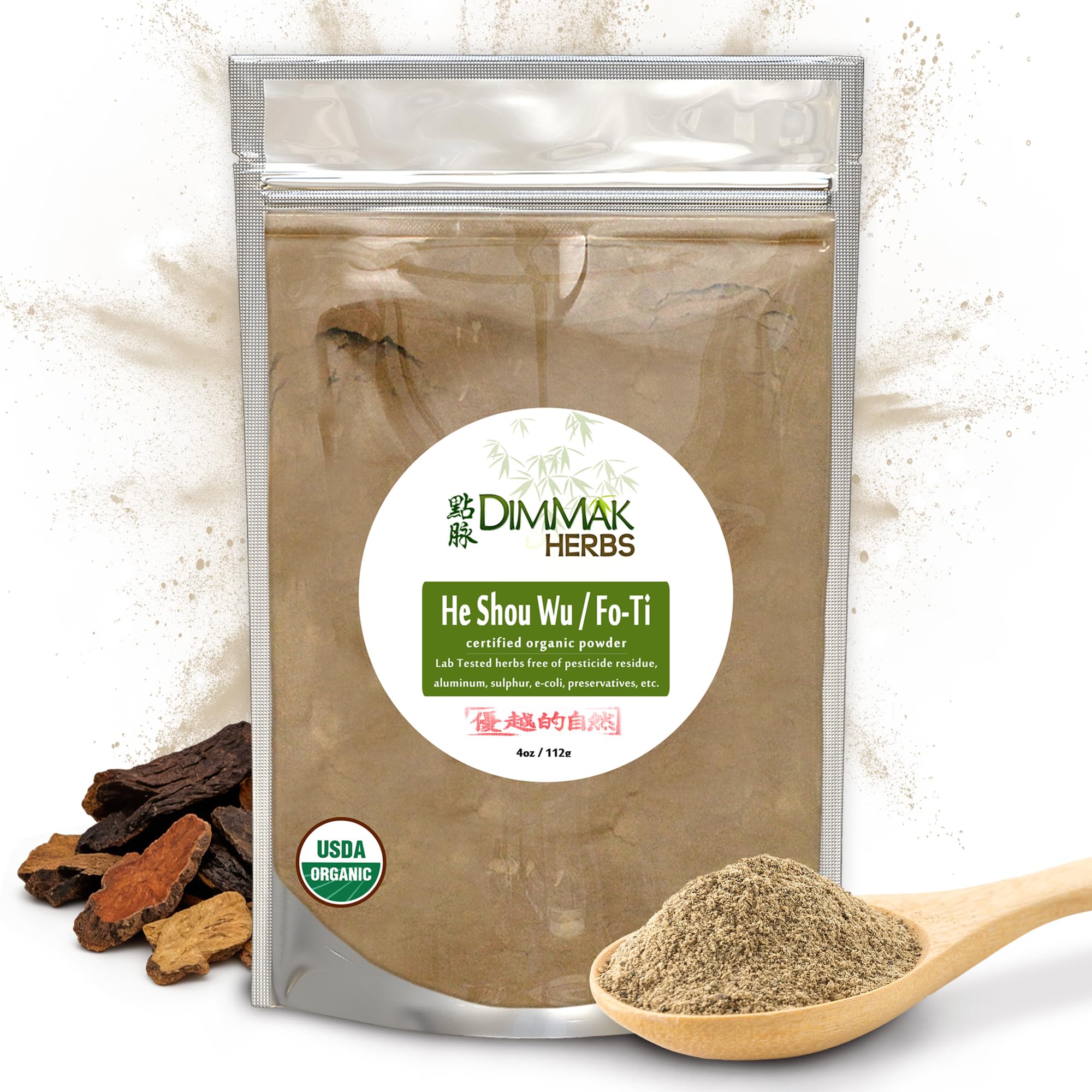 organic he shou wu powder benefits