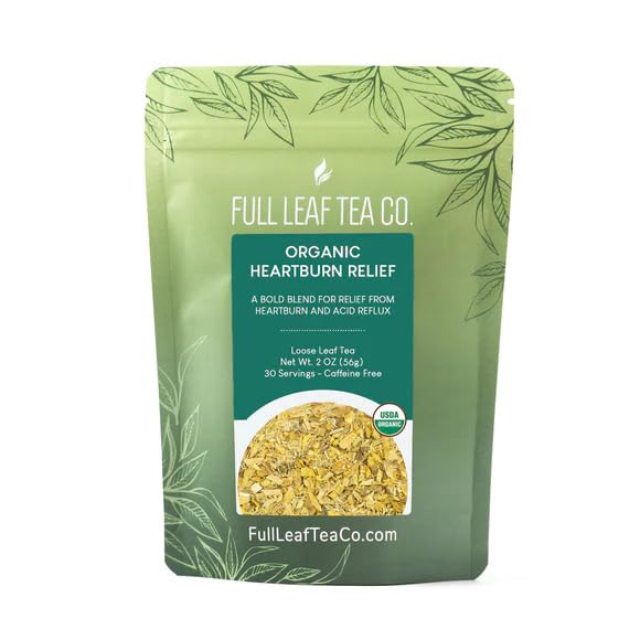 organic heartburn relief herbal tea