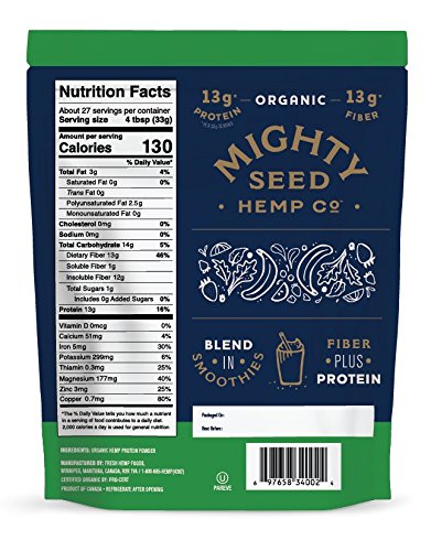 organic hemp fiber supplement