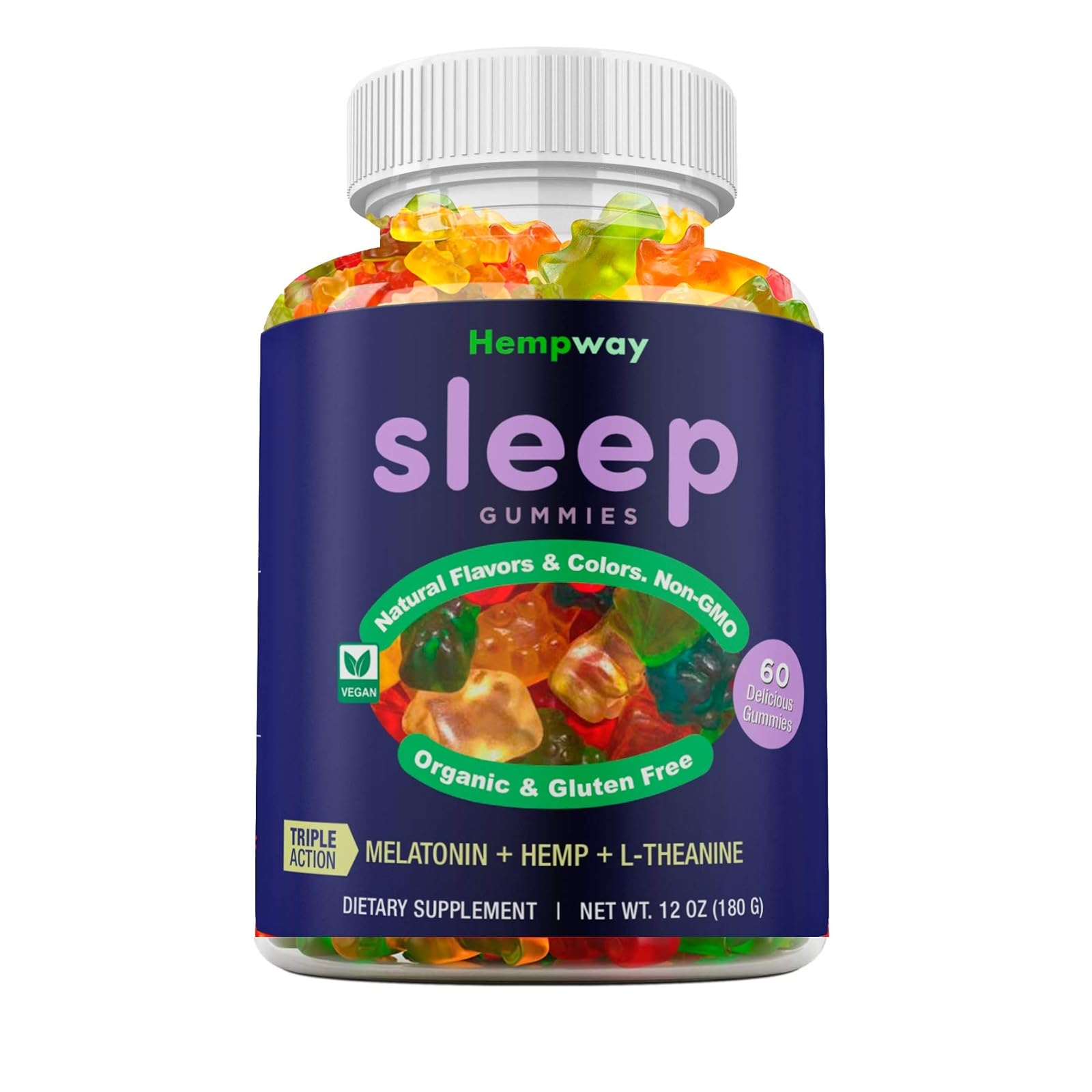 organic hemp melatonin sleep gummies