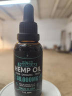 Organic hemp oil for balanced diet