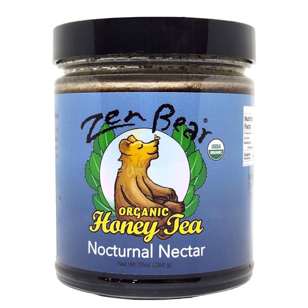 Organic herb-infused honey tea