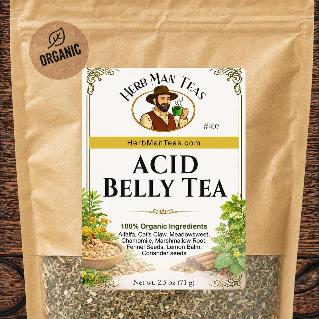organic herbal acid reflux tea