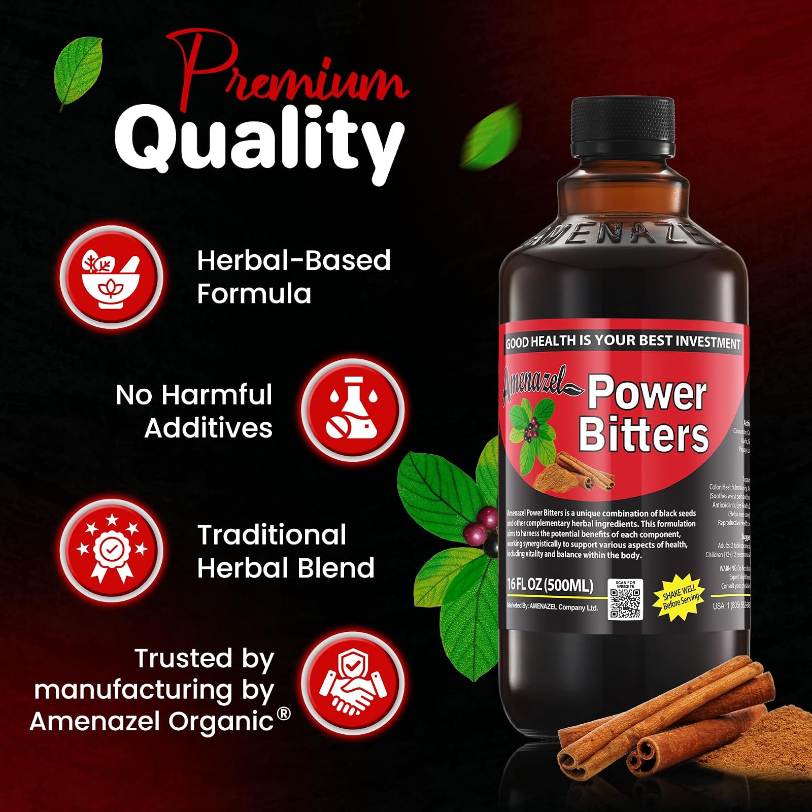 organic herbal bitters for digestion