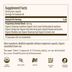 organic herbal blend for mental clarity