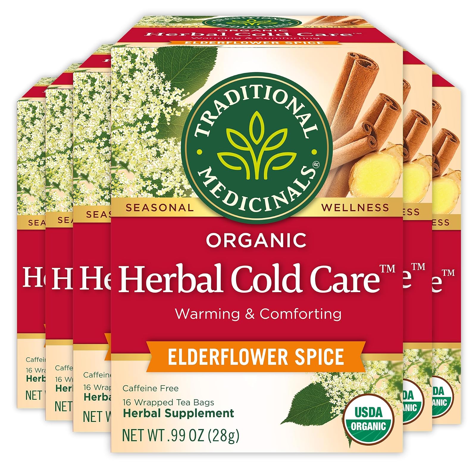 organic herbal cold care tea bags