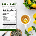 Organic herbal dandelion root tea
