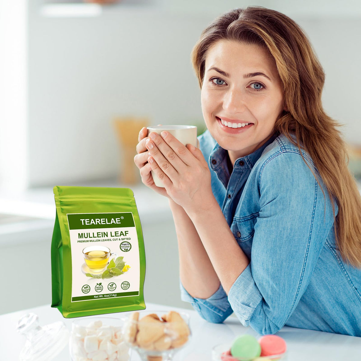 Organic herbal detox tea blend