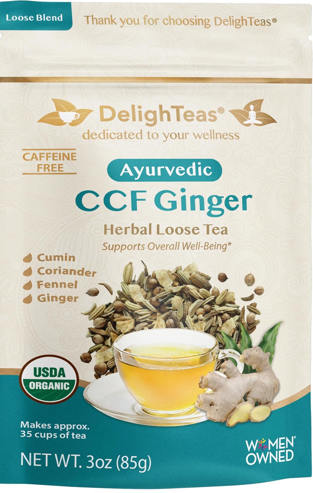 organic herbal detox tea blend