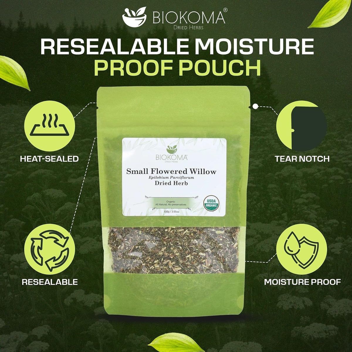 organic herbal detox tea blend